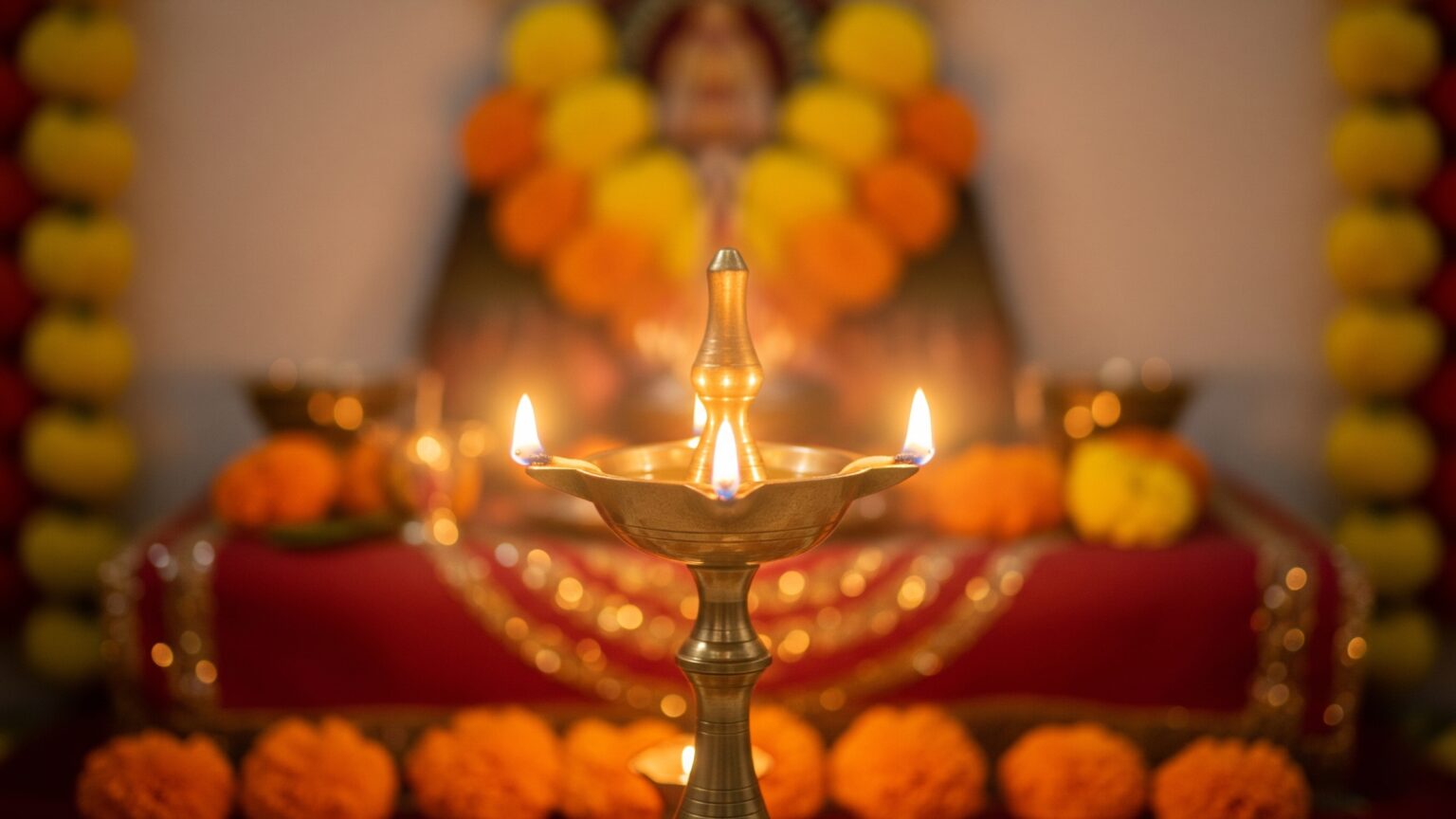 Deeparadhana in Telugu-దీపారాధన-దీప జ్యోతి పరబ్రహ్మ దీప